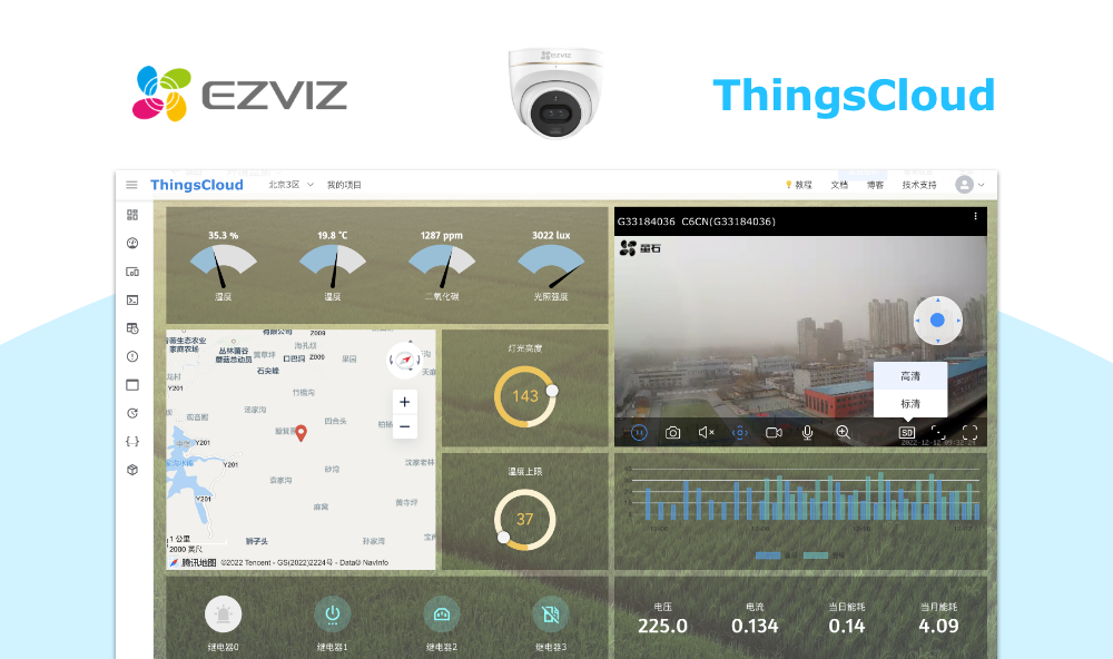 可视化 - ThingsCloud - 物联网平台 - 让万物互联更简单